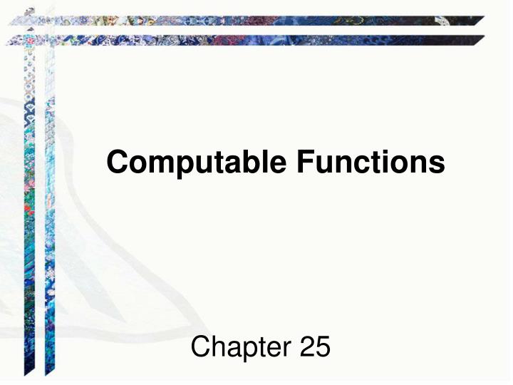 PPT - Computable Functions PowerPoint Presentation, free download - ID ...