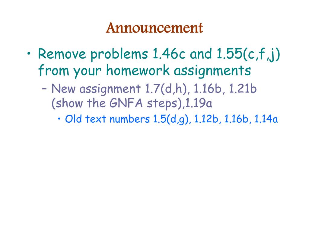 Ppt Csci 2670 Introduction To Theory Of Computing Powerpoint