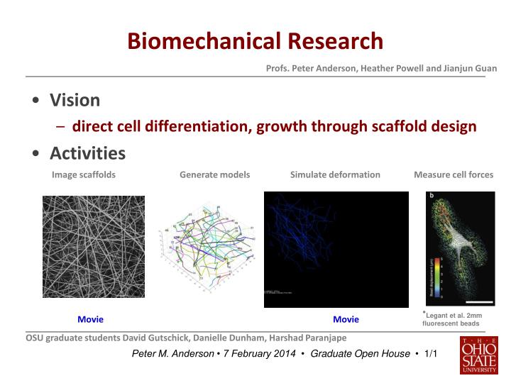 PPT - Biomechanical Research PowerPoint Presentation, free download ...