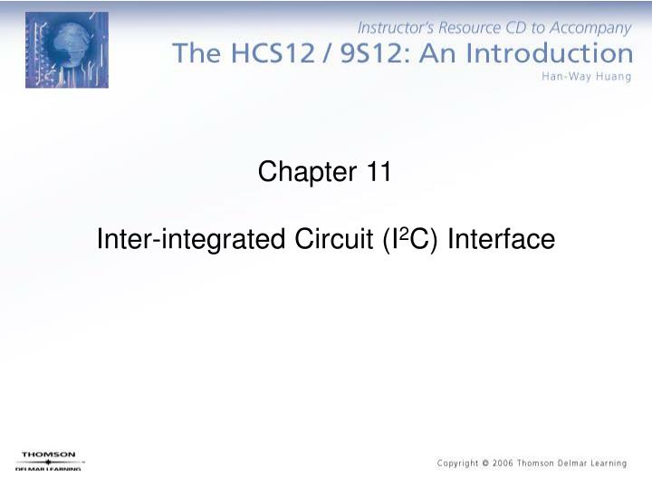 PPT - Chapter 11 Inter-integrated Circuit (I 2 C) Interface PowerPoint ...