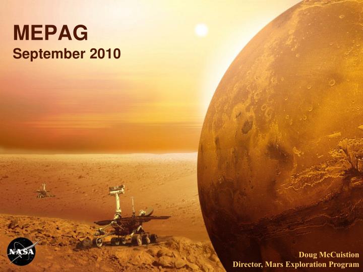 PPT - MEPAG September 2010 PowerPoint Presentation, free download - ID ...