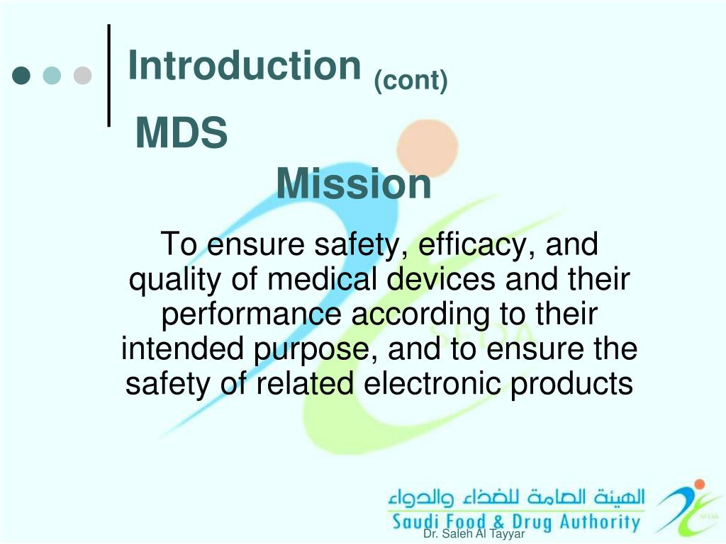 PPT - Overview of Medical Devices Sector Saudi Food and Drug Authority ...