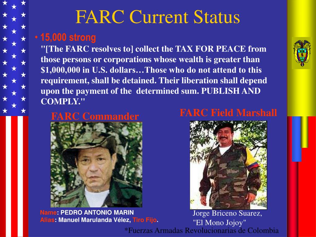 PPT - U.S. Military Group Bogota, Colombia PowerPoint Presentation ...