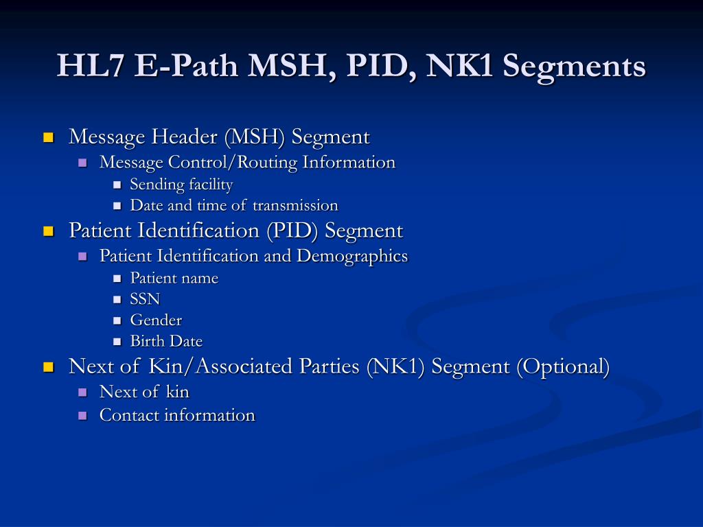 PPT - National HL7 Standards for Electronic Pathology Reporting to ...