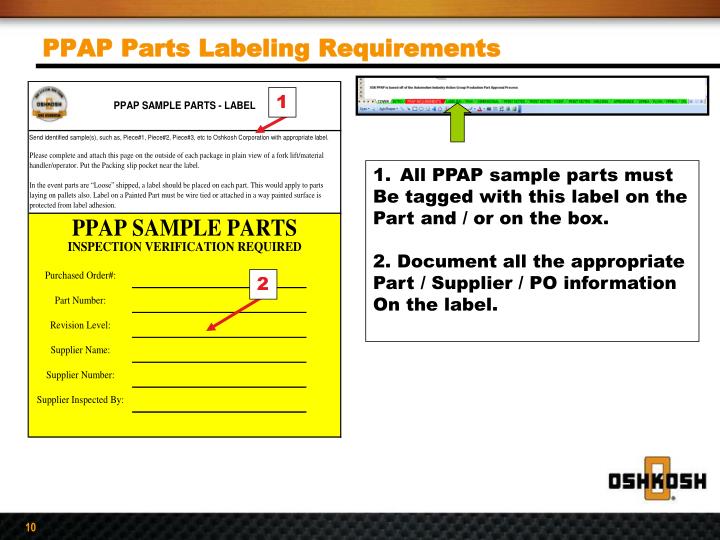 PPT - Global Supplier Quality Manual PPAP Requirements PowerPoint ...