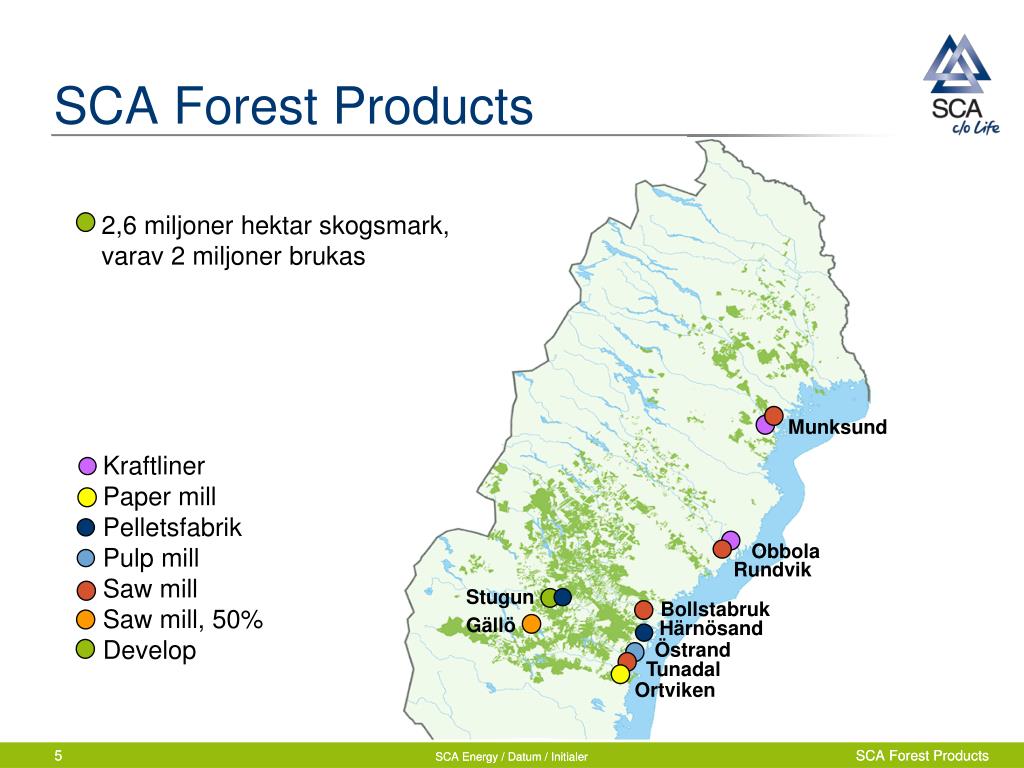 PPT - SCA Vindkraft Sollefteå 2012-11-14 Milan Kolar Vindkraftschef SCA ...