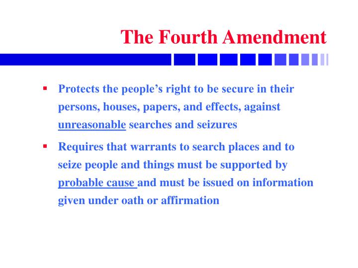 PPT - The Fourth Amendment PowerPoint Presentation, free download - ID ...
