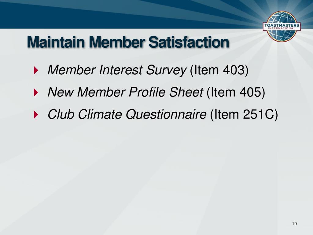 PPT - Club Membership Building and Retention John Kinsman District 36 ...