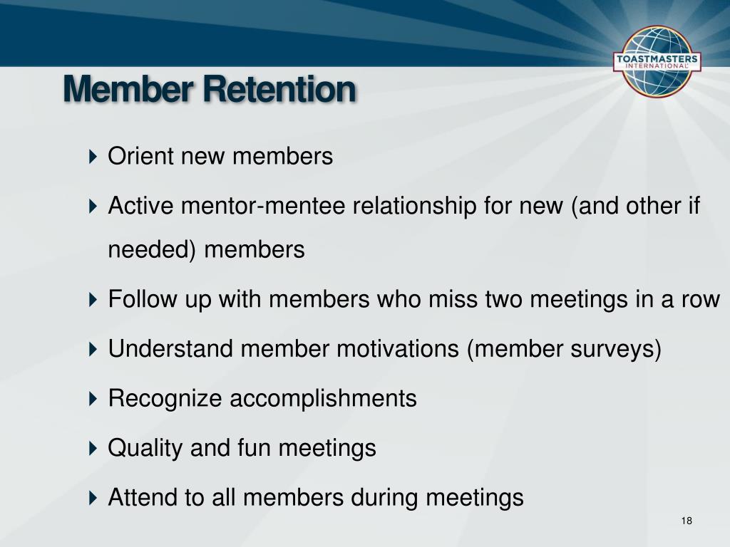 PPT - Club Membership Building and Retention John Kinsman District 36 ...