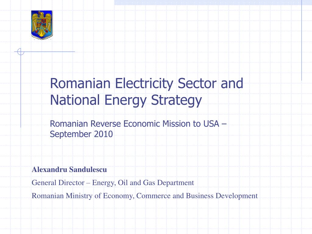 PPT - Romanian Electricity Sector and National Energy Strategy ...