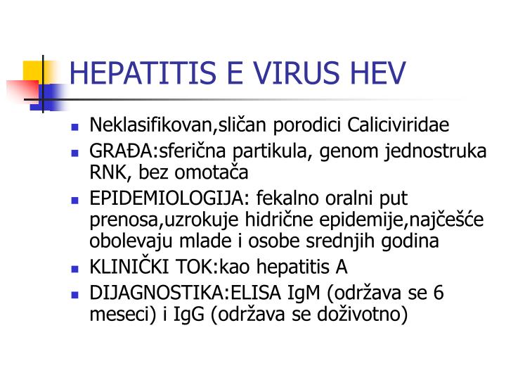 PPT - Virusi hepatitisa ljudi PowerPoint Presentation - ID:3402532