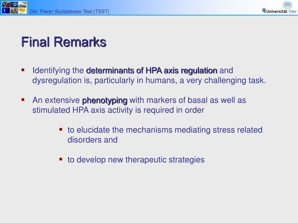 PPT - Trier Social Stress Test (TSST) PowerPoint Presentation, free ...
