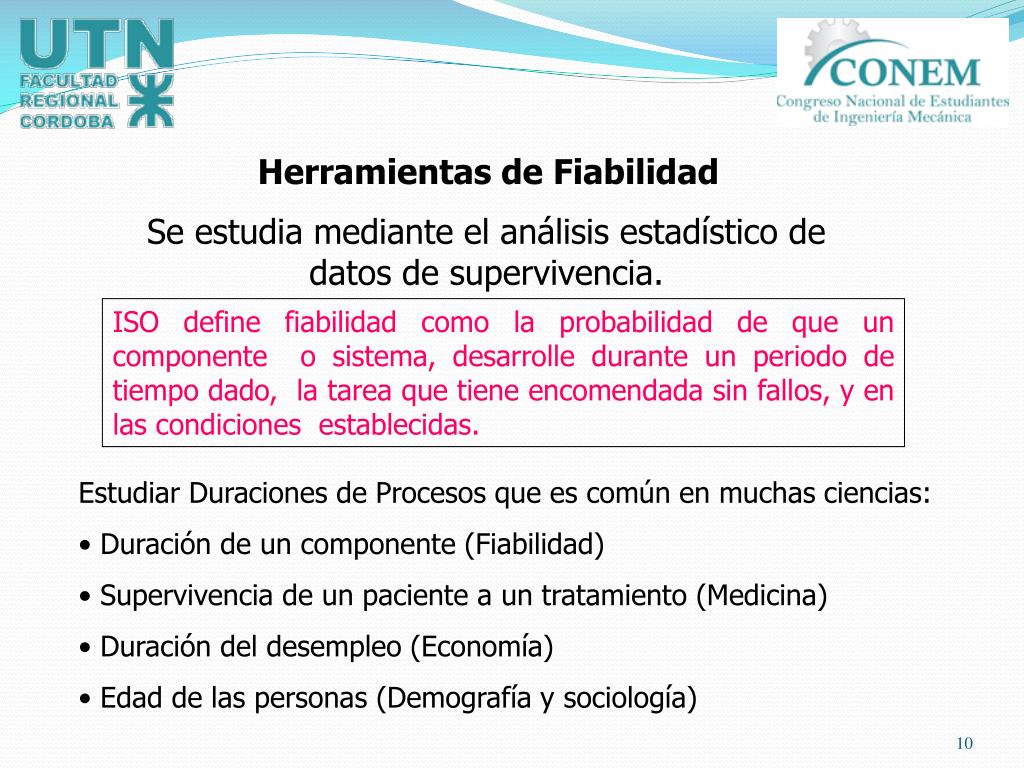 PPT - INTRODUCCION A LA FIABILIDAD, ANALISIS DE FALLO, APLICACION AL ...