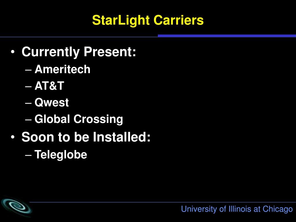 PPT - Thomas A. DeFanti, Maxine Brown Principal Investigators, STAR TAP ...