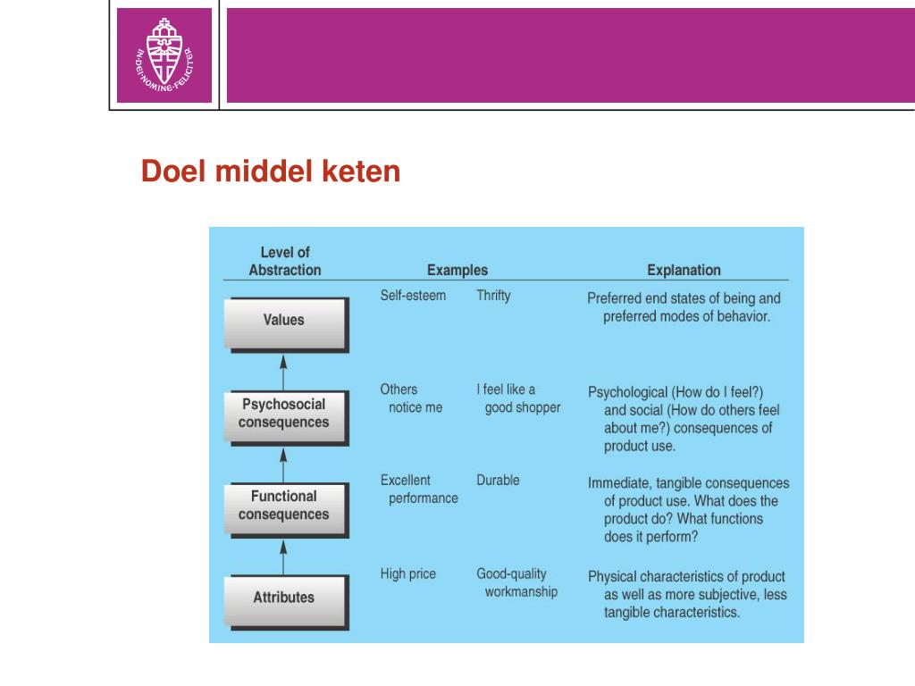 PPT - Persoonlijke waarden en beslissingsgedrag van consumenten ...
