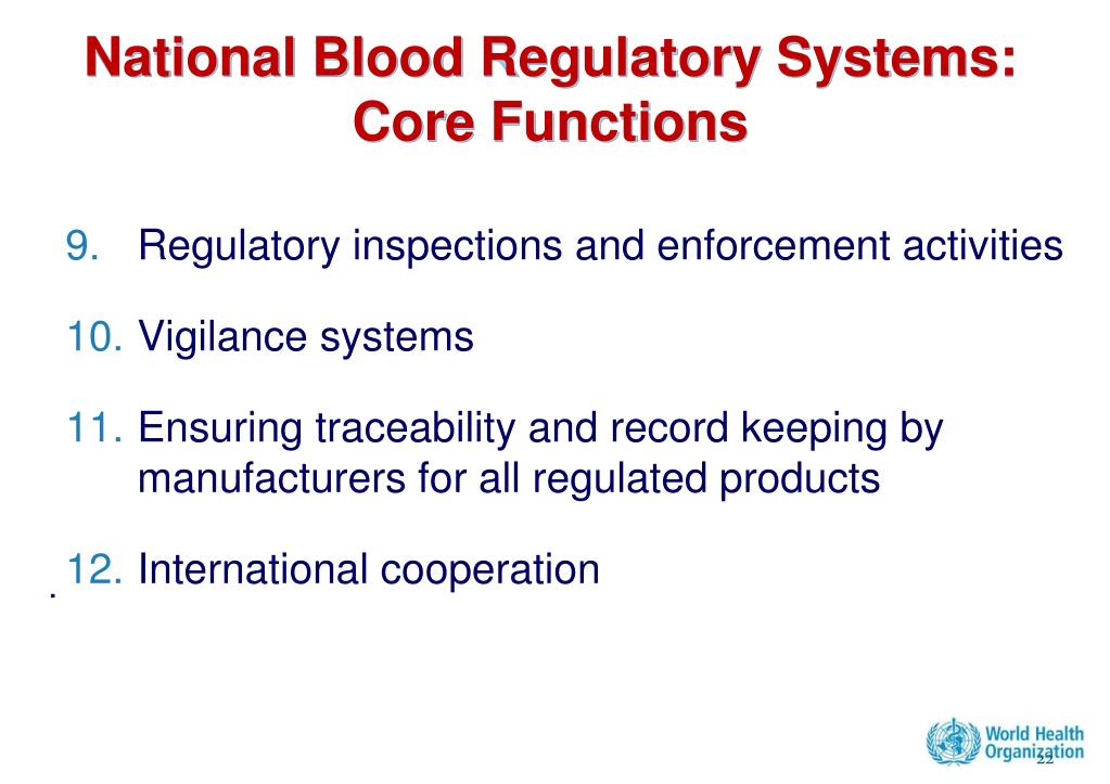 PPT - Regulation of Plasma and Plasma Products How Should We Regulate ...