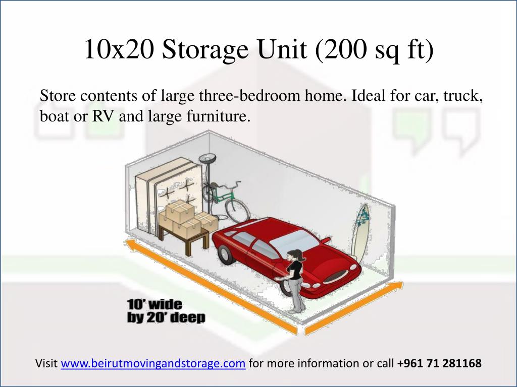 PPT - Varied Types of Storage Units in Lebanon, Beirut - Sizes ...