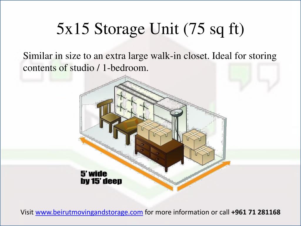 PPT - Varied Types of Storage Units in Lebanon, Beirut - Sizes ...