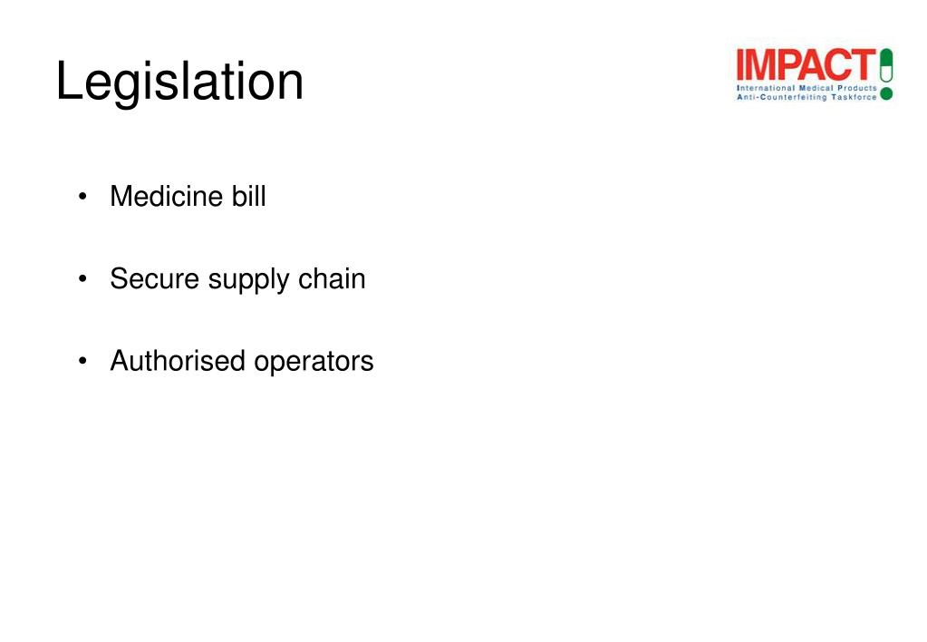 PPT - International Medical Products Anti- Counterfeiting Taskforce ...