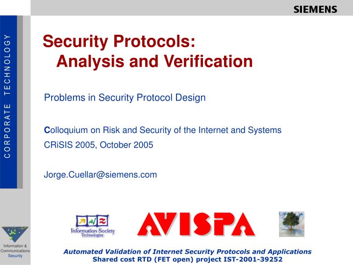 PPT - Security Protocols: Analysis and Verification PowerPoint ... PPT - Security Protocols: Analysis and Verification PowerPoint ...