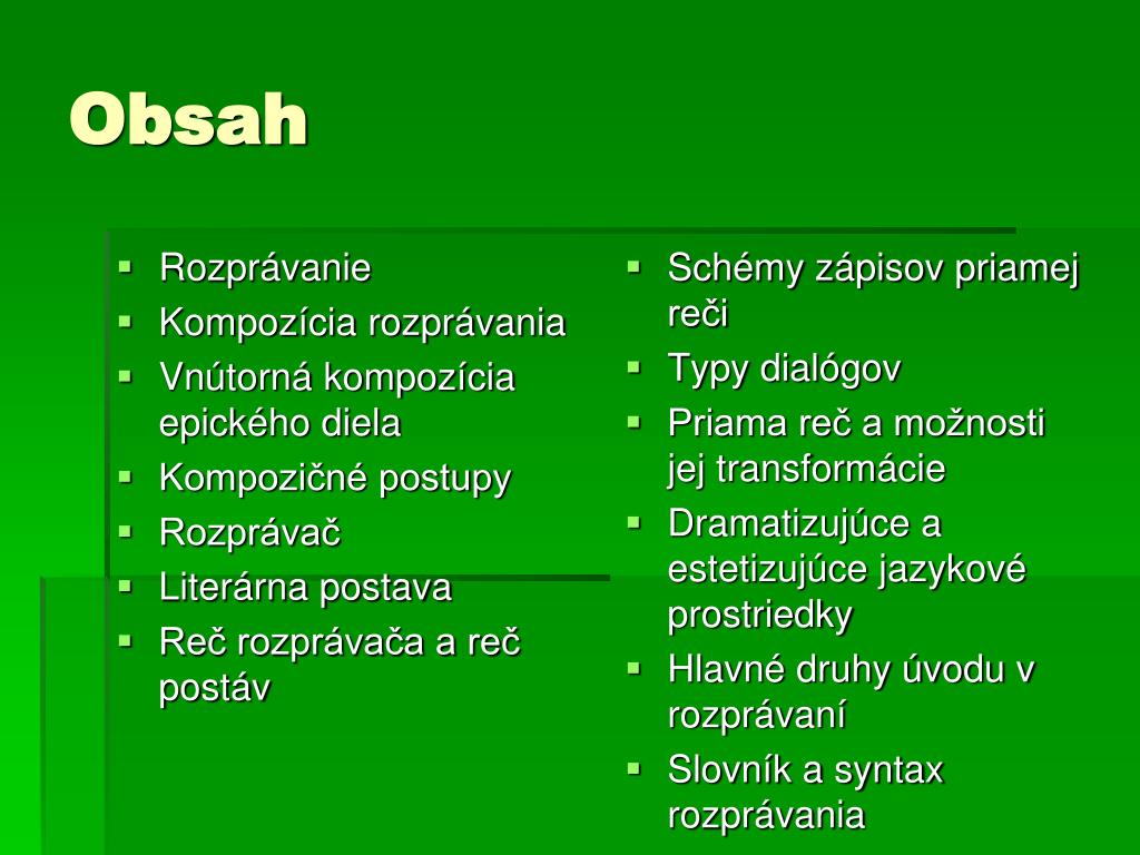 PPT - Rozprávanie v umeleckej literatúre PowerPoint Presentation, free ...