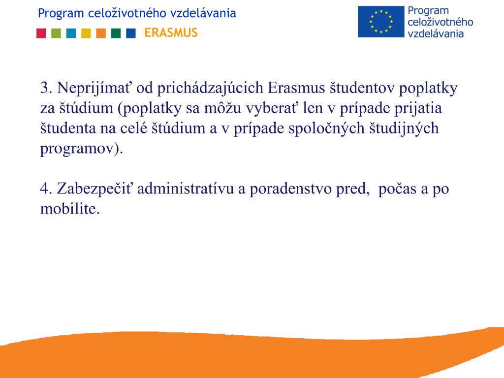 PPT - Erasmus Charter for Higher Education (ECHE) Inštruktážny seminár ...