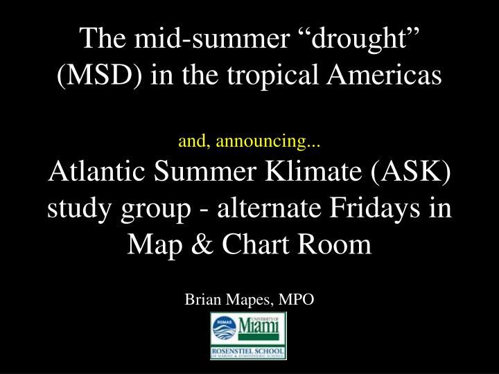 PPT - Brian Mapes, MPO PowerPoint Presentation, free download - ID:3406605