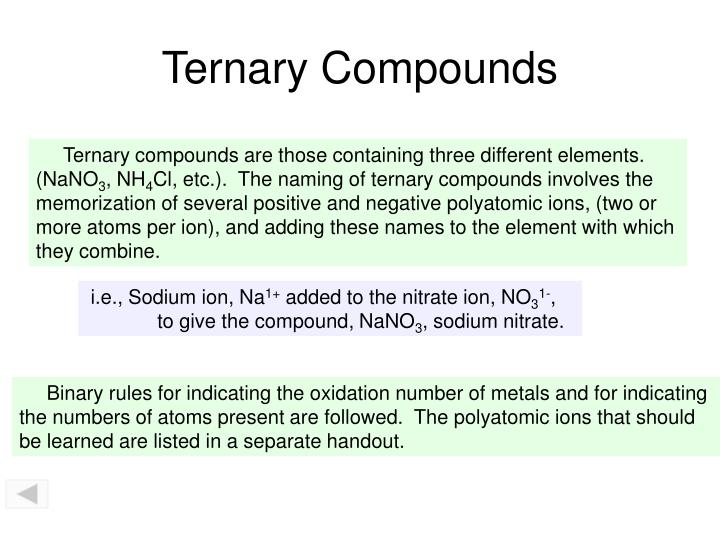 PPT - Ternary Compounds PowerPoint Presentation, free download - ID:3408073 PPT - Ternary Compounds PowerPoint Presentation, free download - ID:3408073