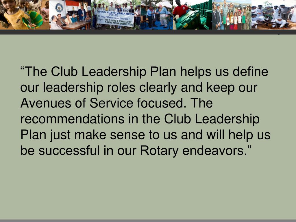 PPT - The Club Leadership Plan PowerPoint Presentation, free download ...
