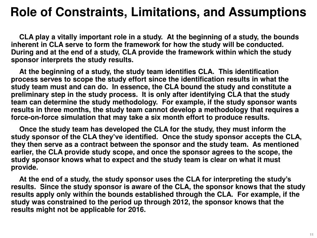PPT - Constraints, Limitations, and Assumptions Guide PowerPoint ... PPT - Constraints, Limitations, and Assumptions Guide PowerPoint ...