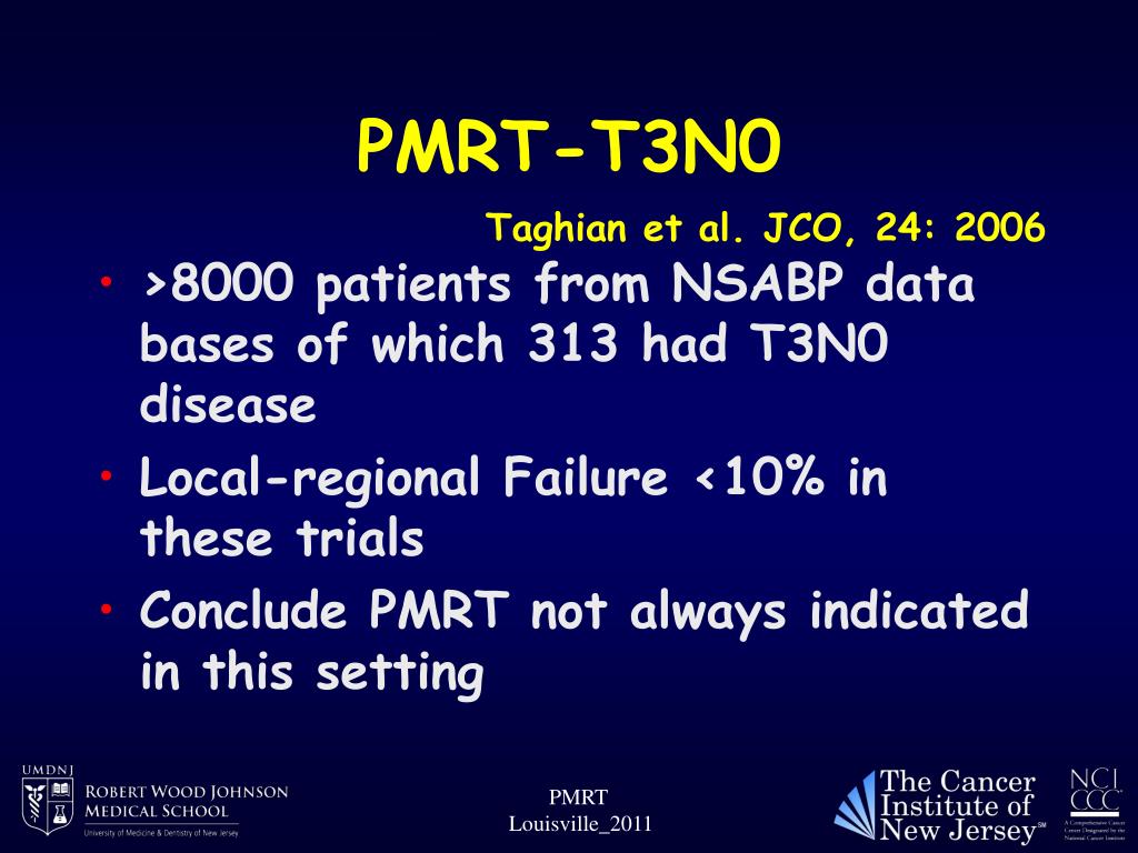 PPT - ### Postmastectomy Radiation: An Incremental Improvement in ...