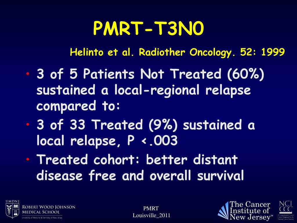 PPT - ### Postmastectomy Radiation: An Incremental Improvement in ...