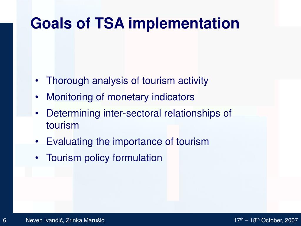 PPT - TSA FOR CROATIA Croatia’s up to date experiences and future plans ...