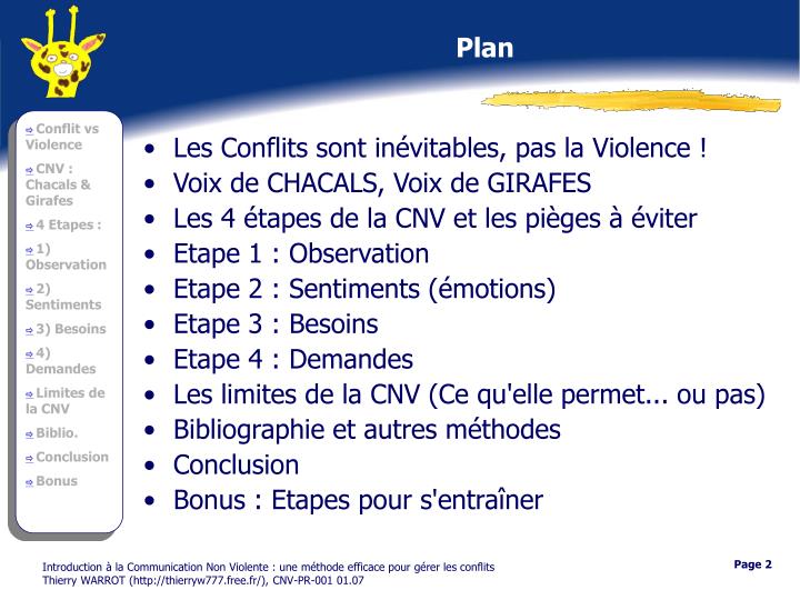PPT - Introduction à la Communication Non Violente ( CNV ) PowerPoint ...