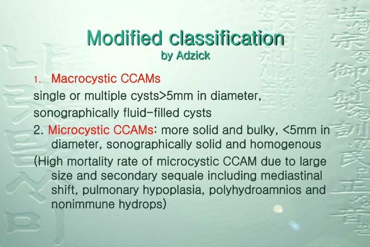 PPT - Congenital Cystic Adenomatoid Malformation (CCAM) PowerPoint ...
