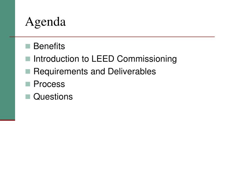 PPT - Introduction to LEED Building Commissioning PowerPoint ...