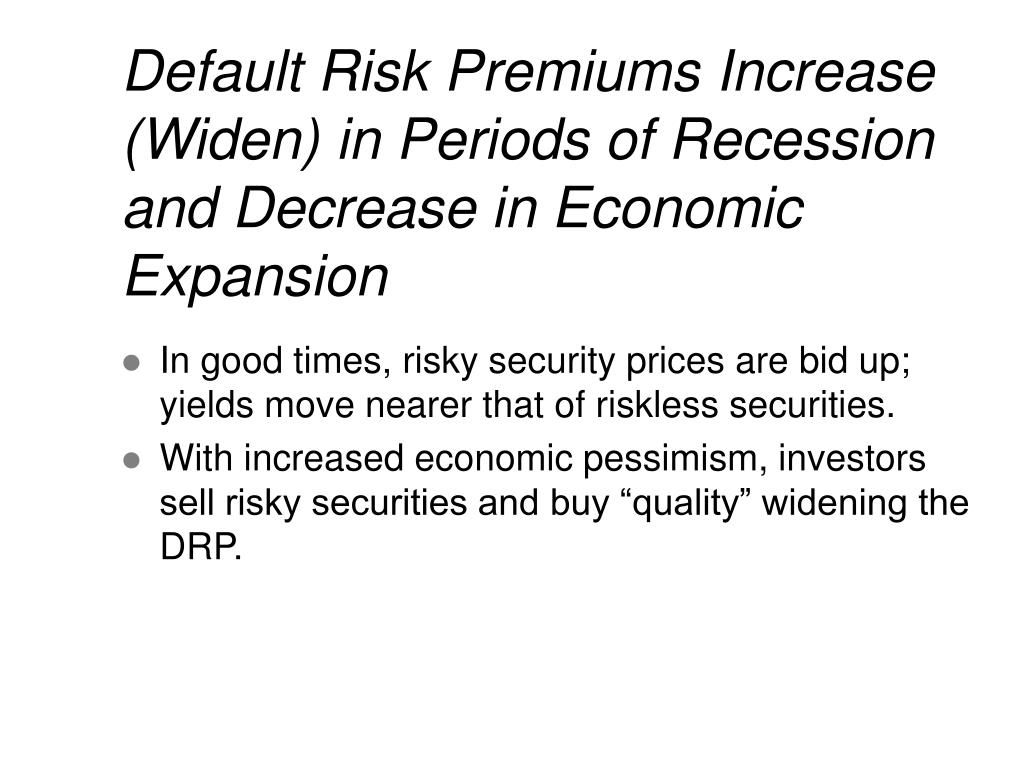 PPT - Term to Maturity. Default Risk. Tax Treatment. Marketability ...