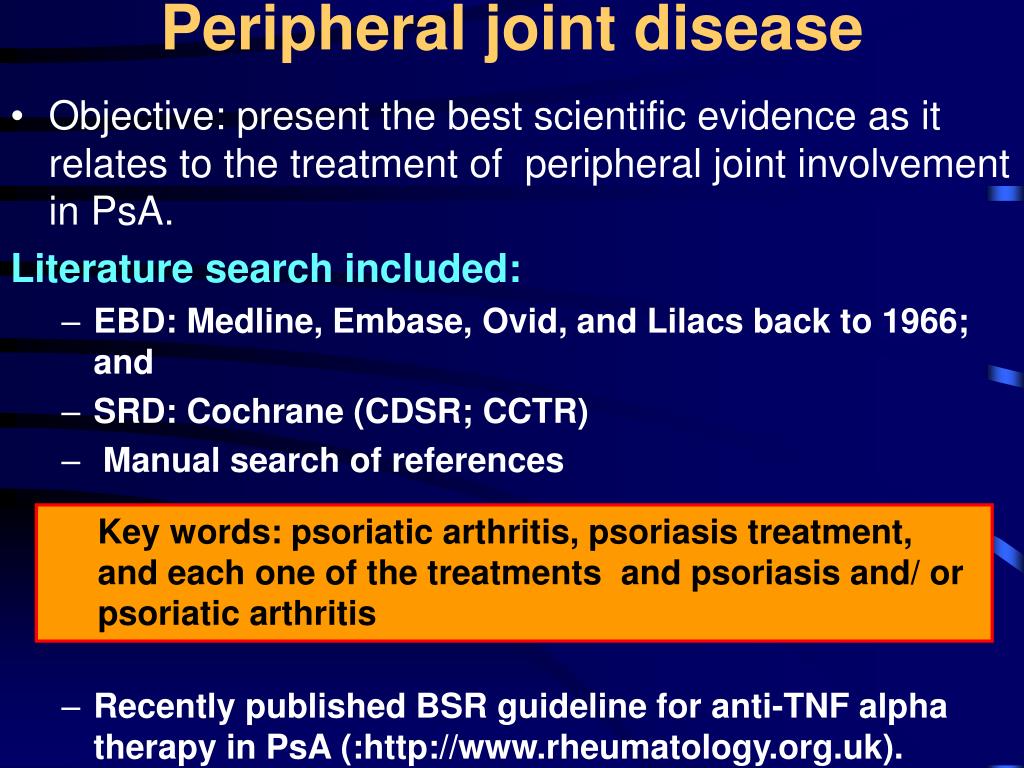 PPT - GRAPPA Evidence-Based Treatment Guidelines for Psoriatic ...
