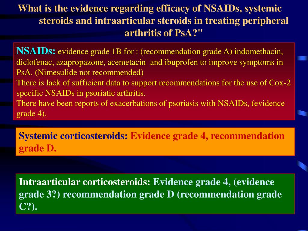 PPT - GRAPPA Evidence-Based Treatment Guidelines for Psoriatic ...