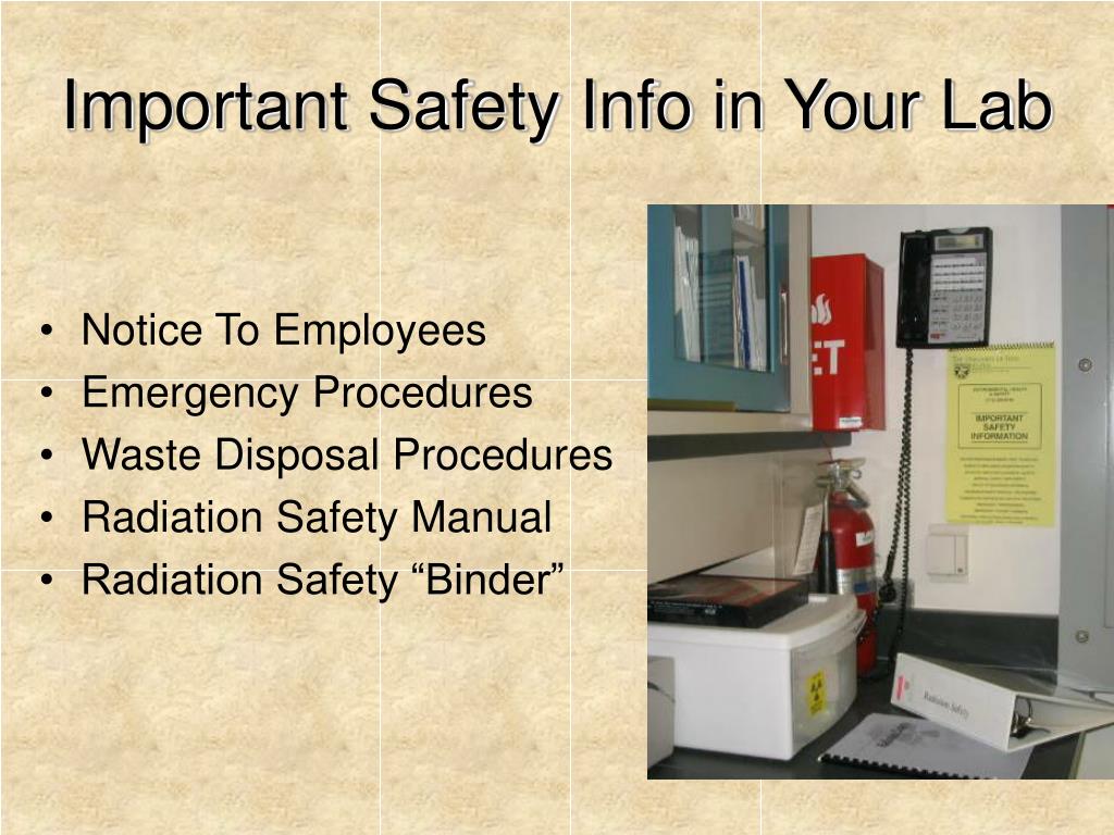 PPT - Radiation Safety Program Environmental Health and Safety 713-500 ...