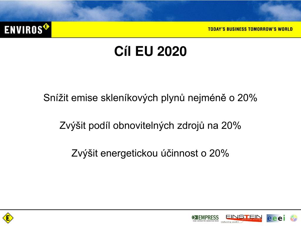 PPT - Energetický management jako nízkonákladové opatření k dosažení ...