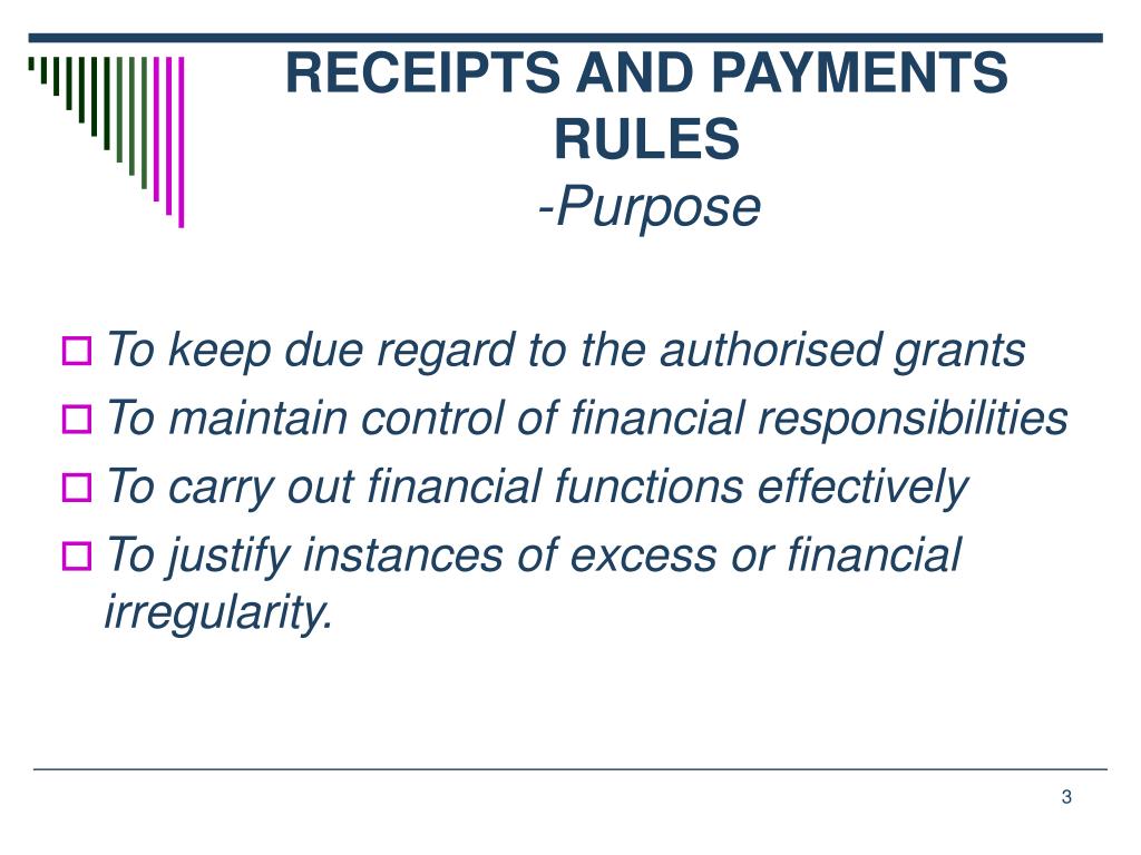 PPT - CENTRAL GOVERNMENT ACCOUNT (RECEIPTS AND PAYMENTS) RULES, 1983 ...