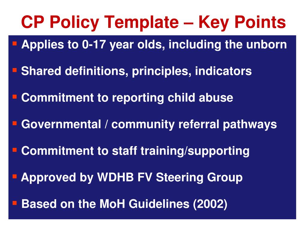 PPT - Child Protection Policy A Collaborative Approach October 2013 ...