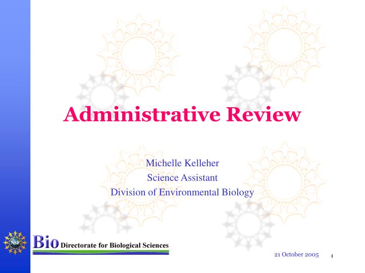PPT - Administrative Review PowerPoint Presentation, free download - ID ...