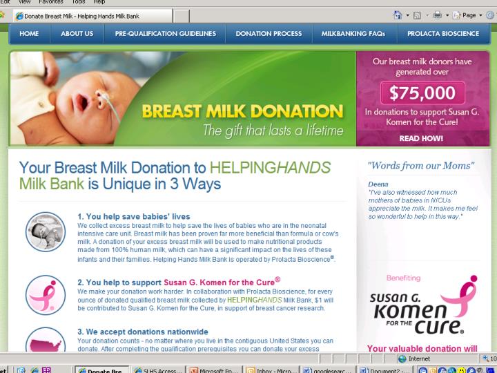 PPT - Donor Human Milk PowerPoint Presentation - ID:3413198