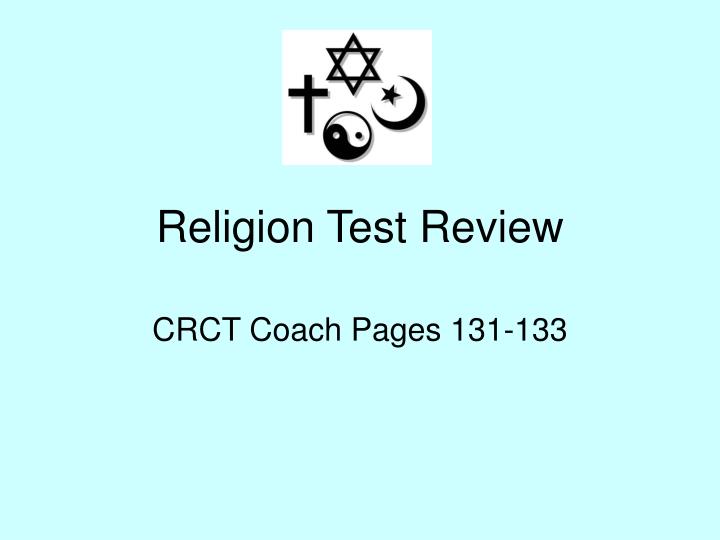 PPT - Religion Test Review PowerPoint Presentation, free download - ID ...