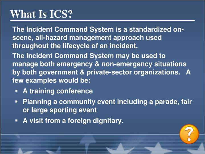 PPT - ICS Overview PowerPoint Presentation - ID:3413952