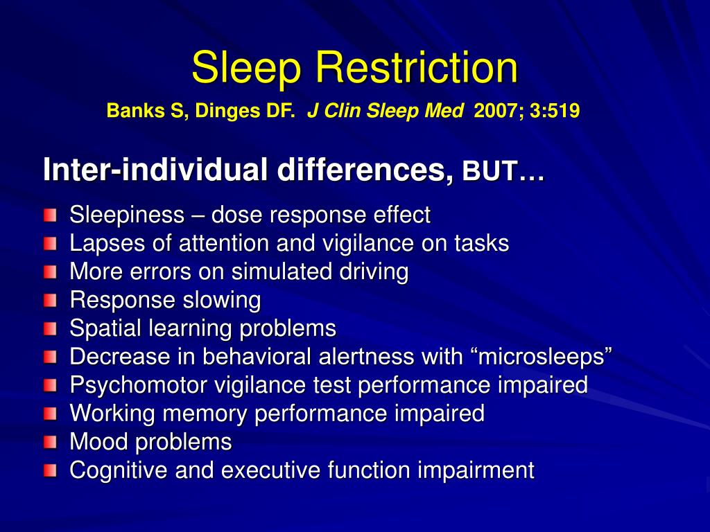 PPT - Sleep Loss, Fatigue and Medical Training PowerPoint Presentation ...