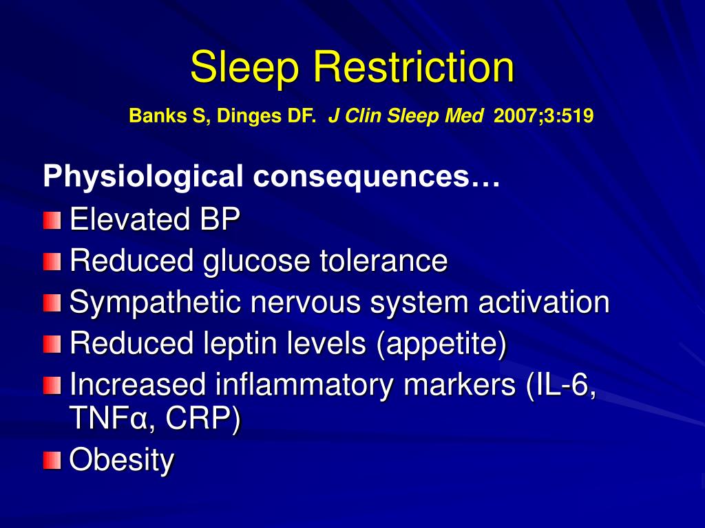 PPT - Sleep Loss, Fatigue and Medical Training PowerPoint Presentation ...