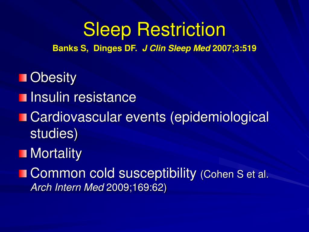 PPT - Sleep Loss, Fatigue and Medical Training PowerPoint Presentation ...